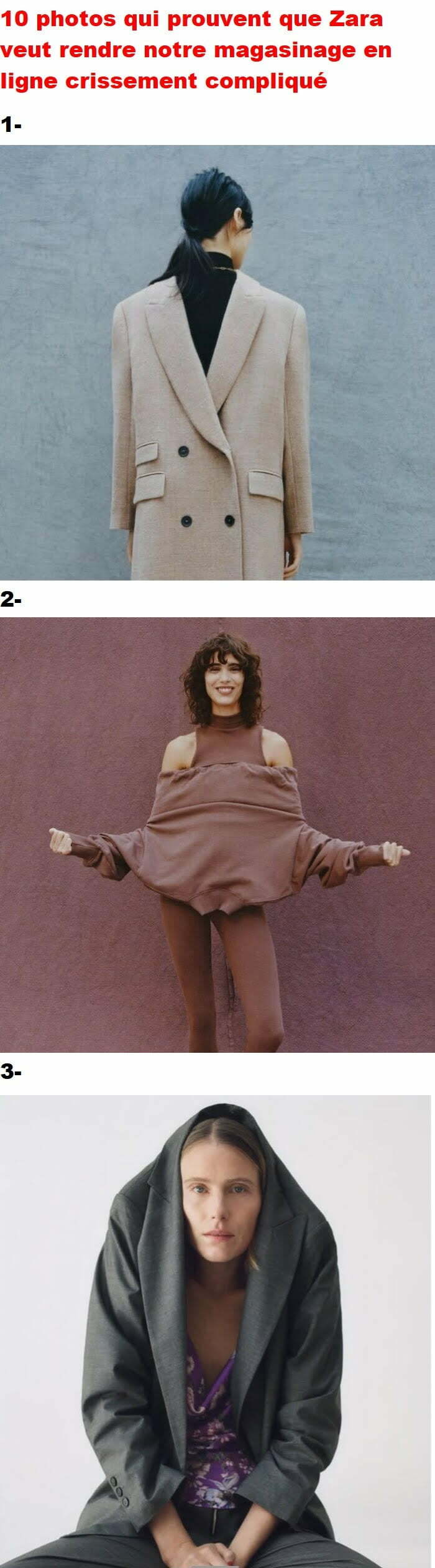 10 Photos Qui Prouvent Que Zara Veut Rendre Le Magasinage En Ligne ...