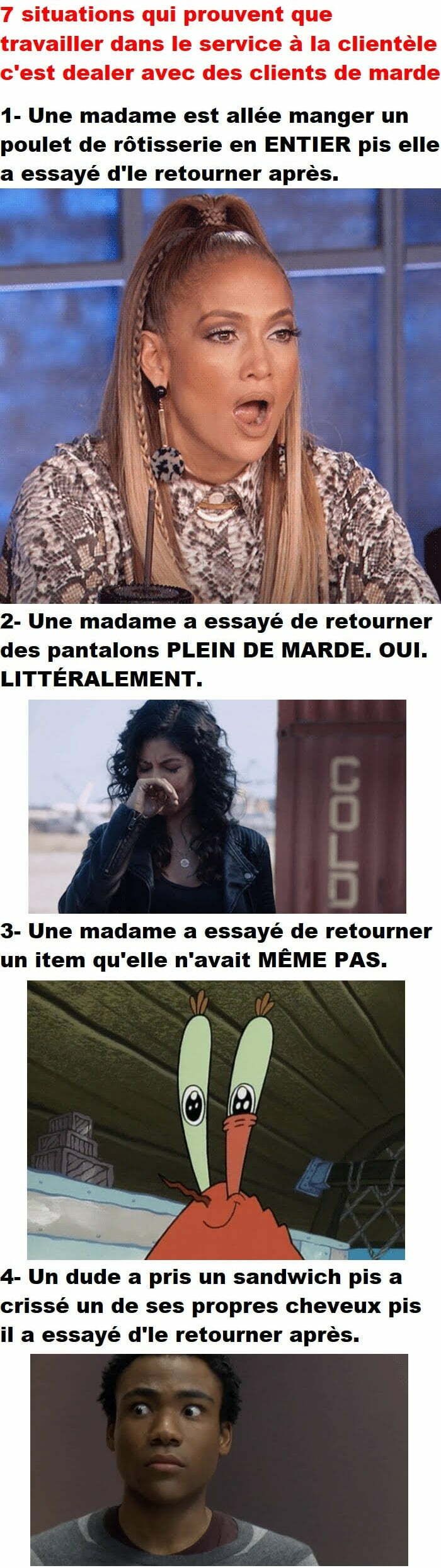 7 situations qui prouvent que travailler dans le service à la clientèle ...