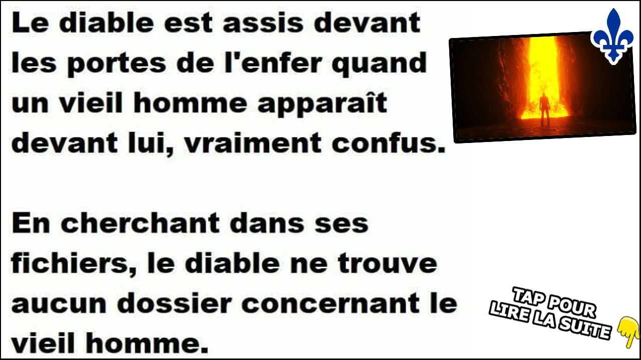 Un vieil homme arrive en Enfer n’a AUCUNE idée de pourquoi il est là…